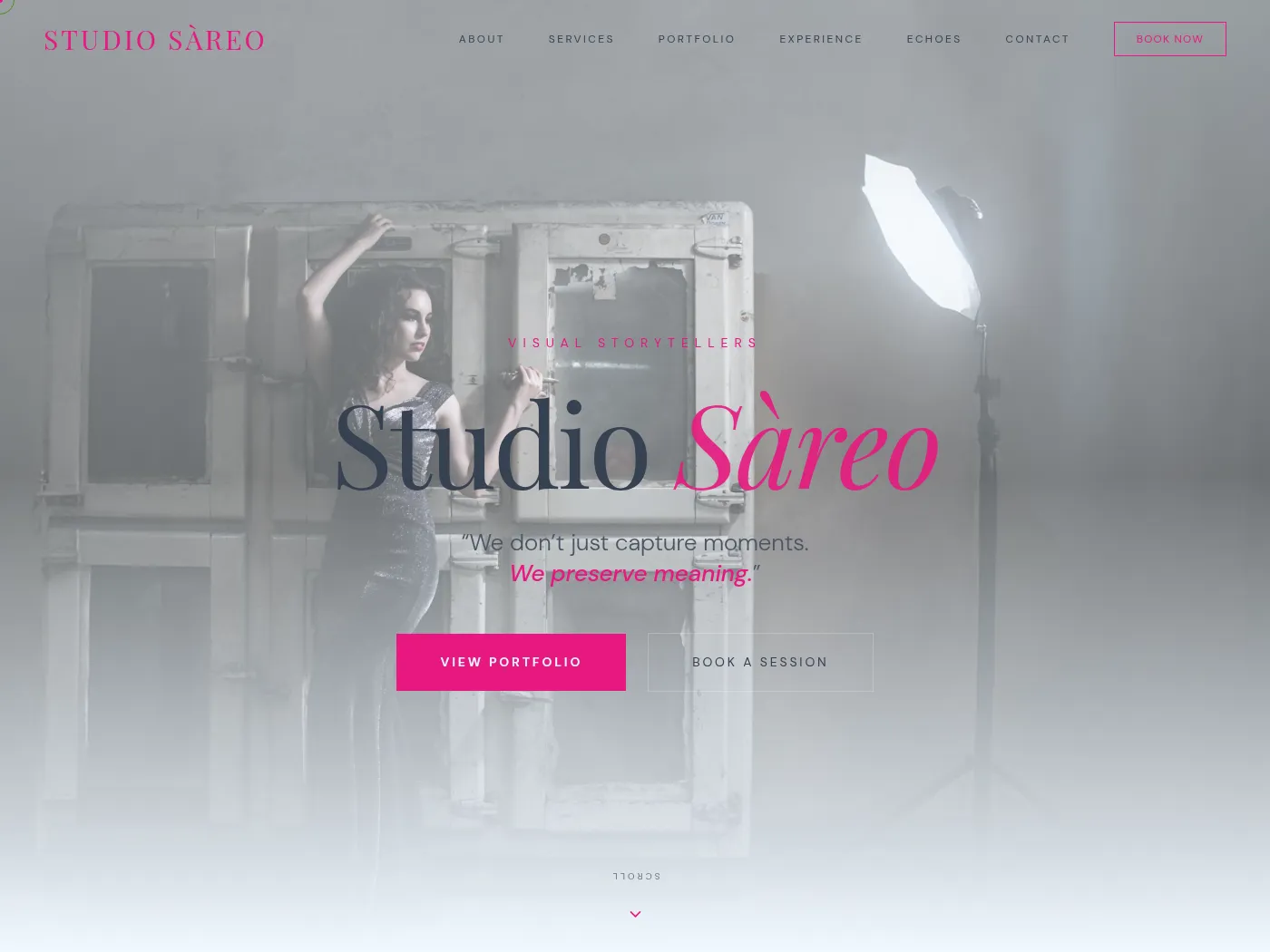 Studio Sàreo Portfolio One-Pager