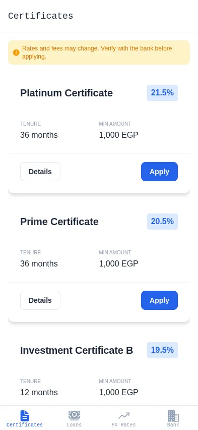 Sarfy Fintech Comparison Suite