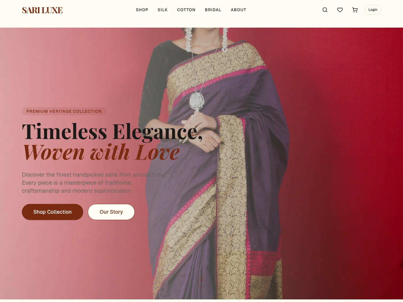 Sari Luxe E-Commerce