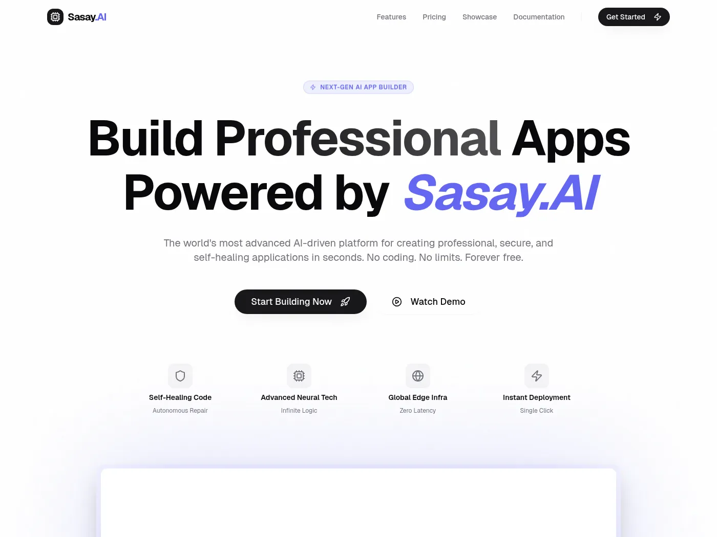 Sasay.AI App Builder