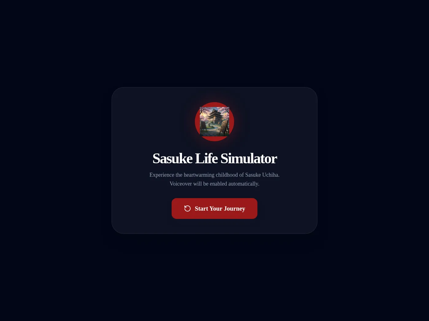 Sasuke Life Simulator
