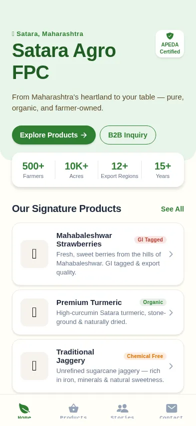 SataraAgro Connect
