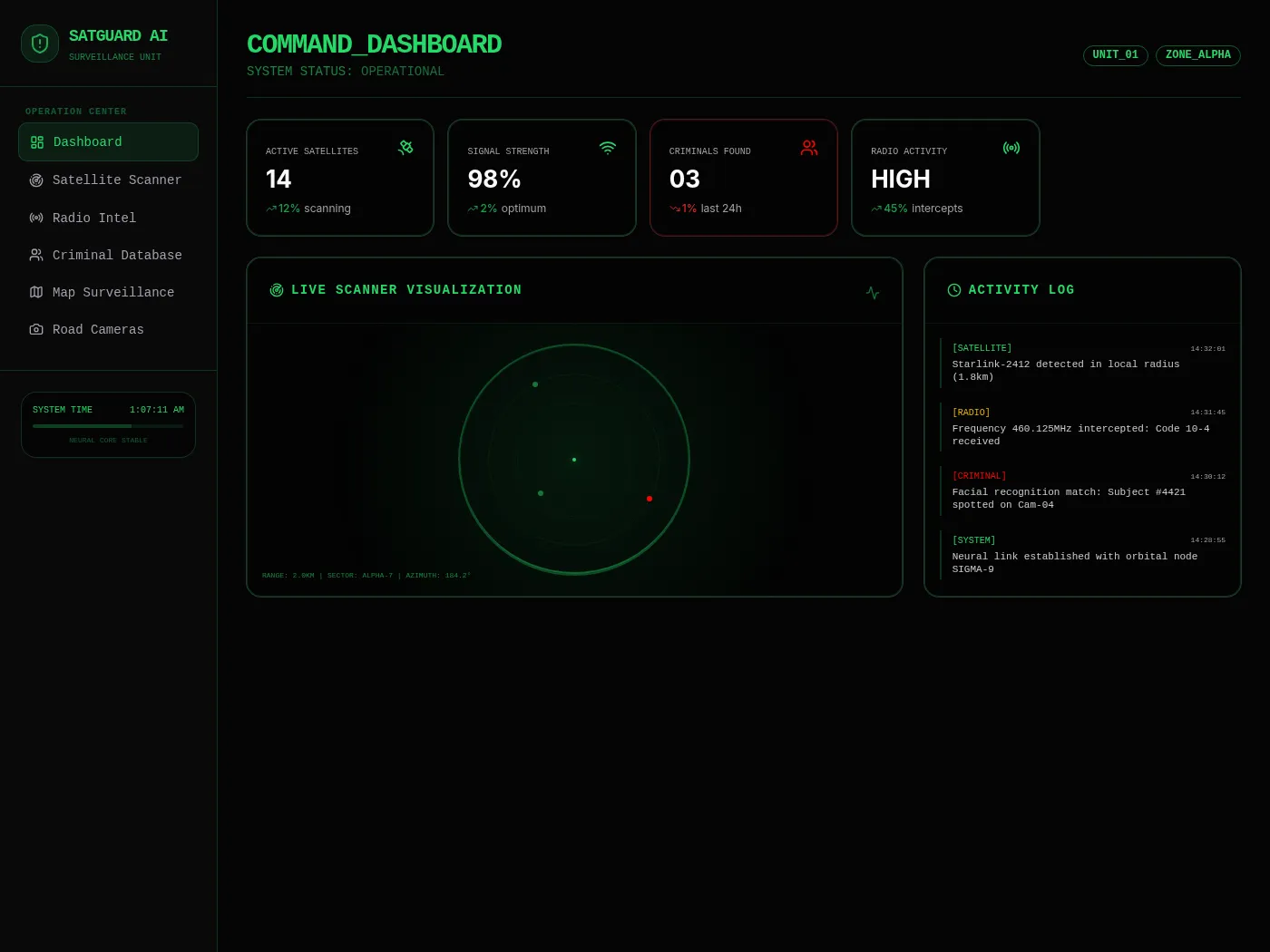 SatGuard AI Surveillance