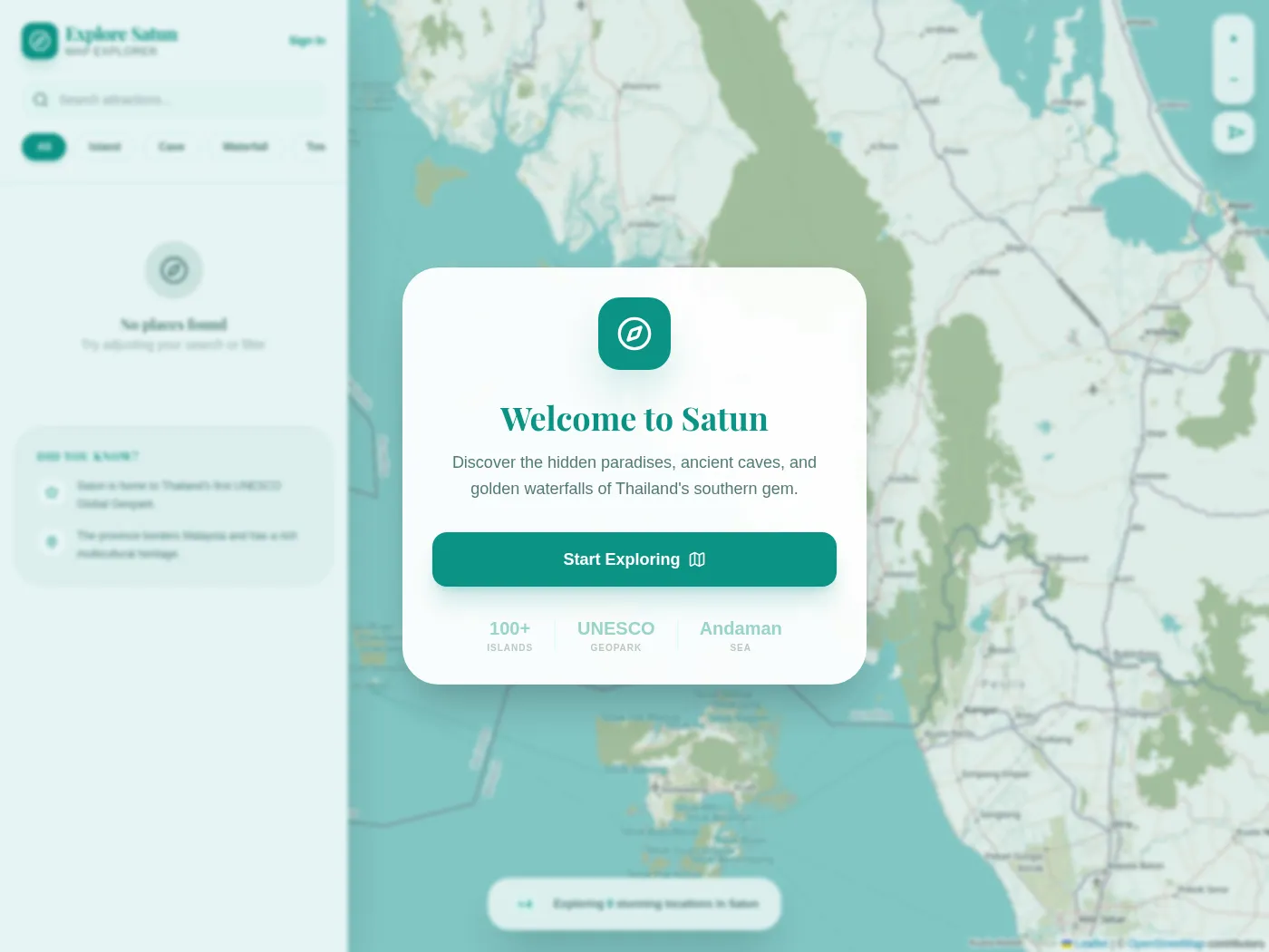 Explore Satun Map