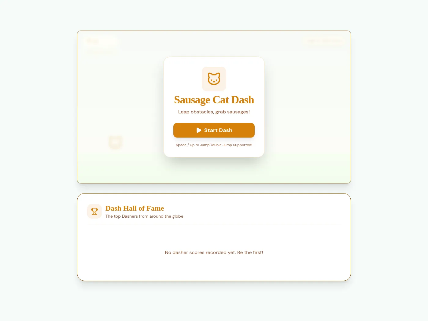 Sausage Cat Dash