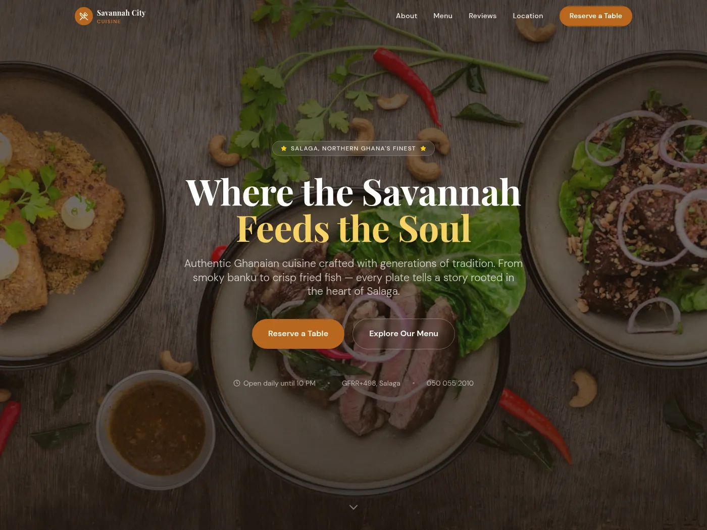 Savannah City Cuisine Launchpad