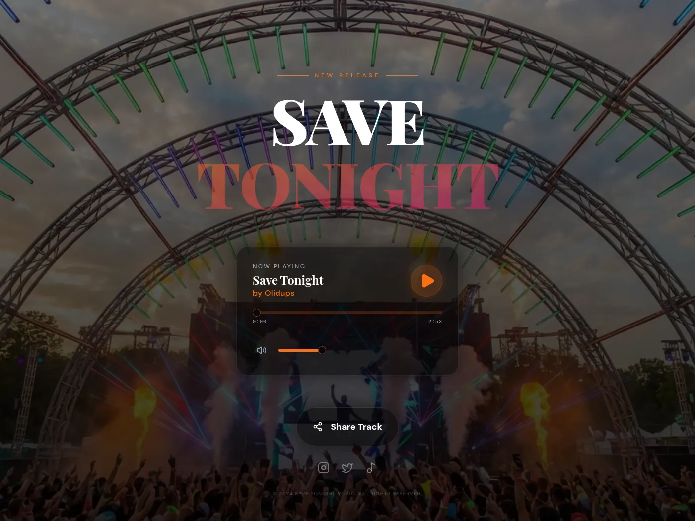 Save Tonight Release Page