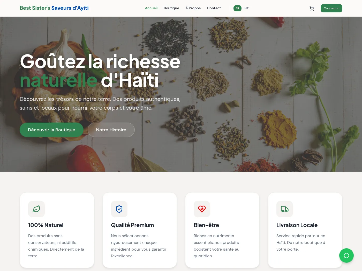 Saveurs d’Ayiti Webshop