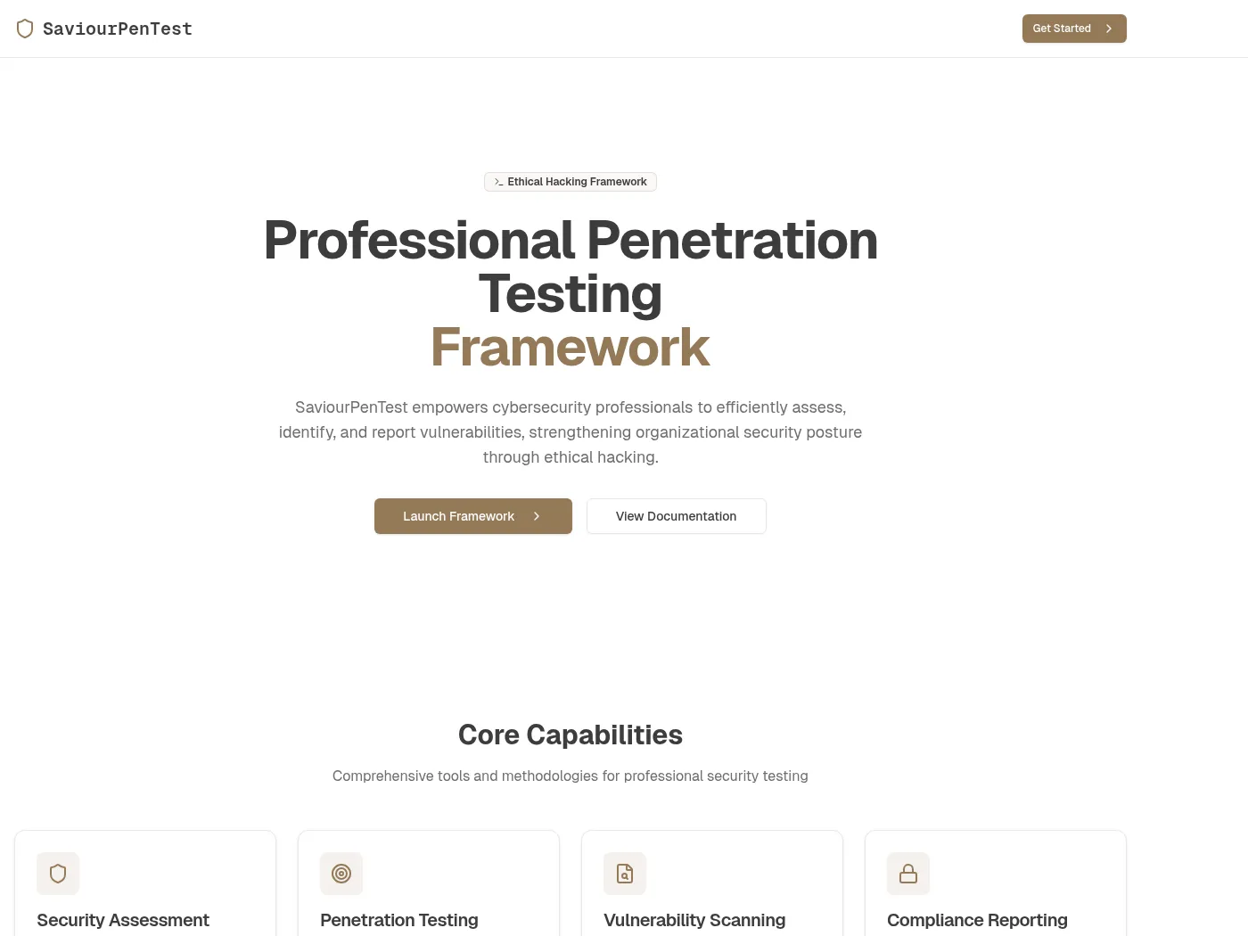 SaviourPenTest Framework