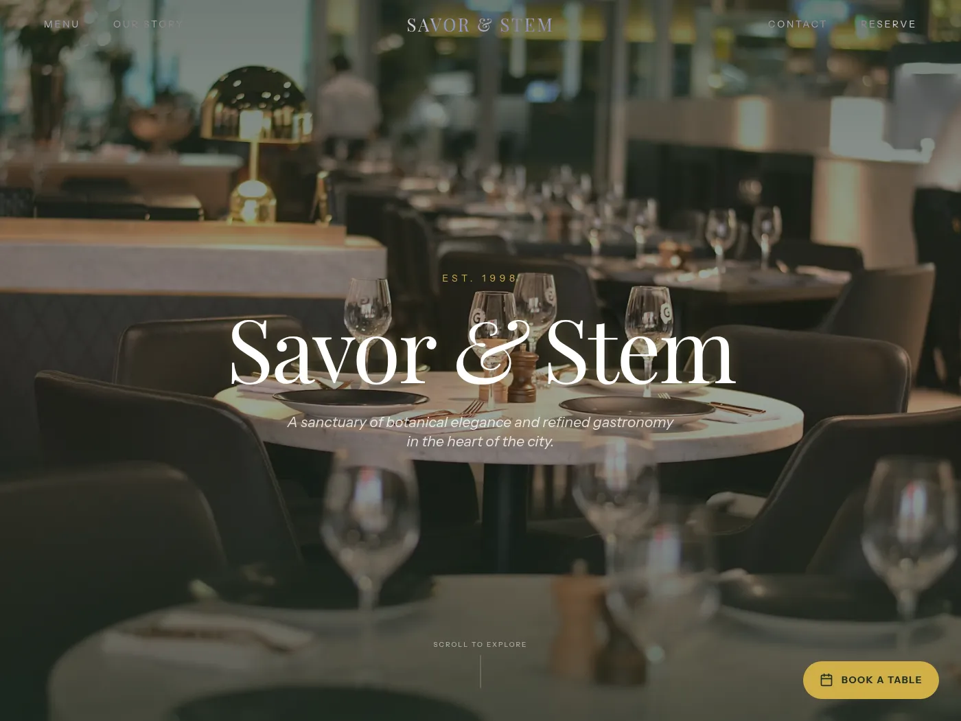 Savor & Stem Landing