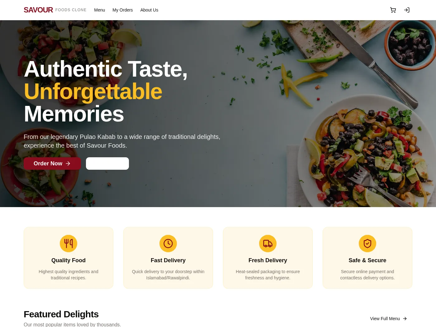 Savour Foods Clone