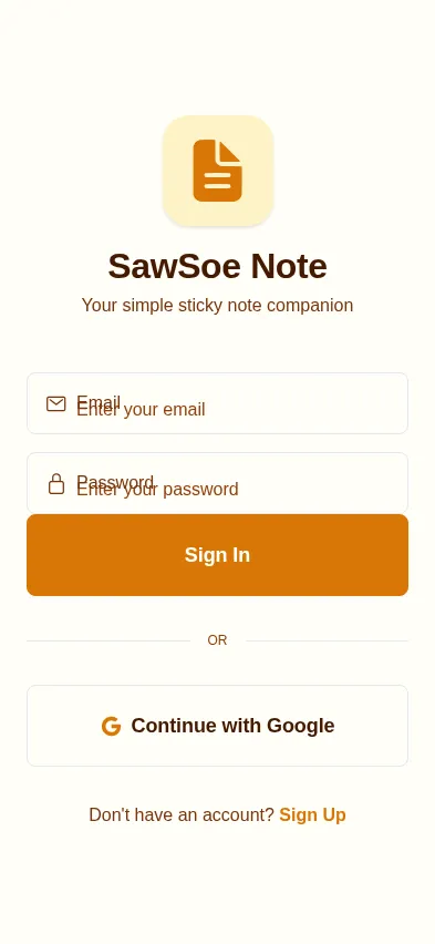 SawSoe Note