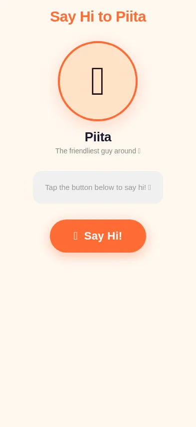 Say Hi to Piita