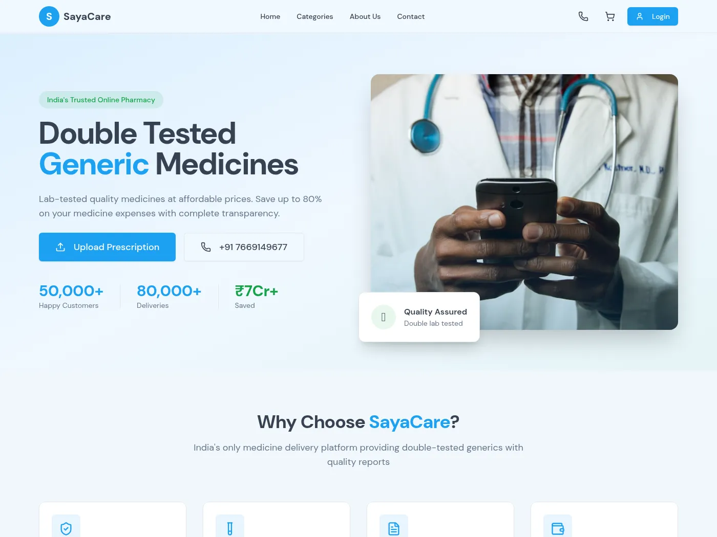SayaCare Personal Clone