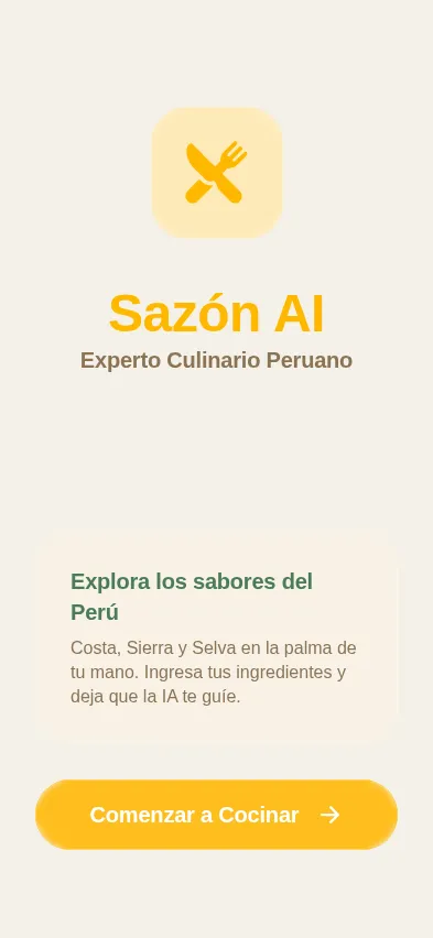 Sazón AI Culinary Expert