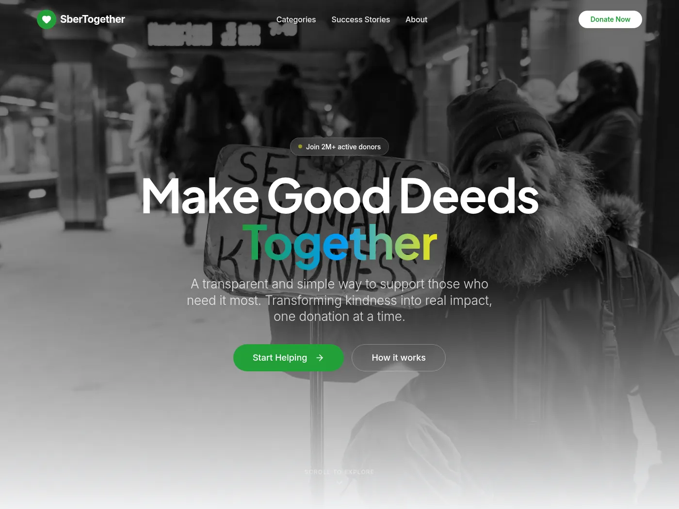 SberTogether Landing Page