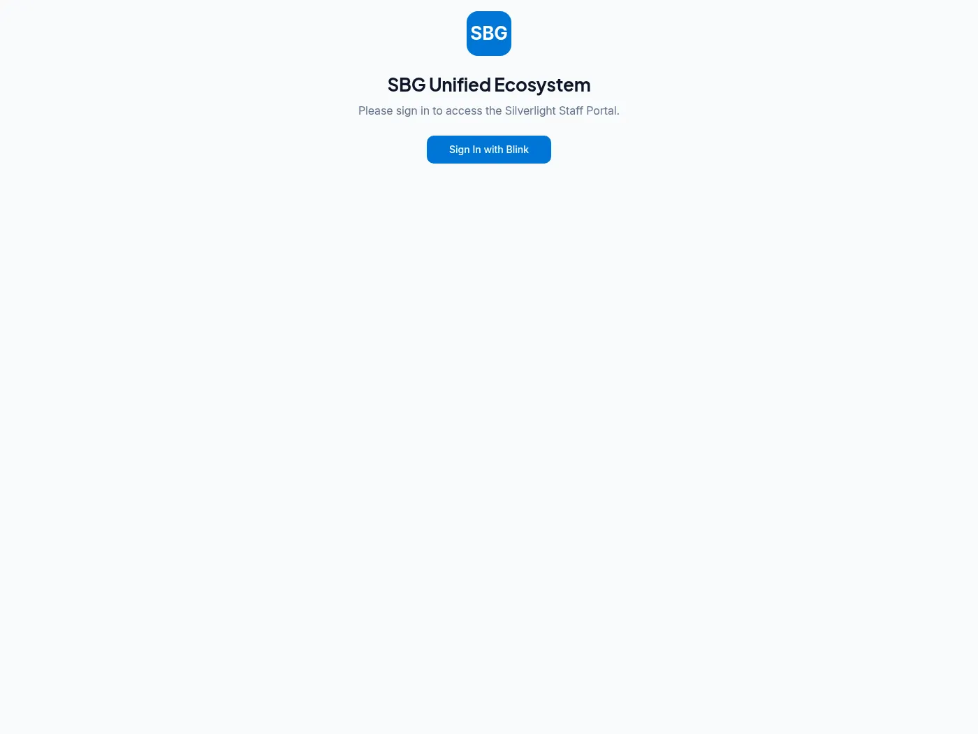 SBG Unified Ecosystem