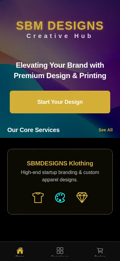 SBM Designs App Promo