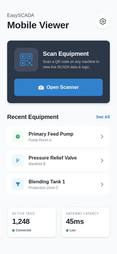 EasySCADA Mobile Viewer