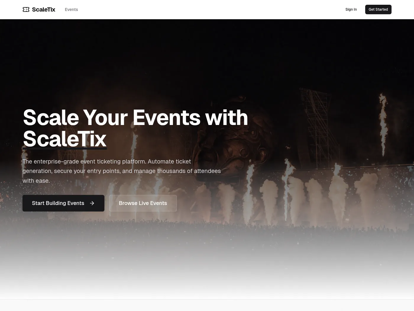 ScaleTix Event Platform