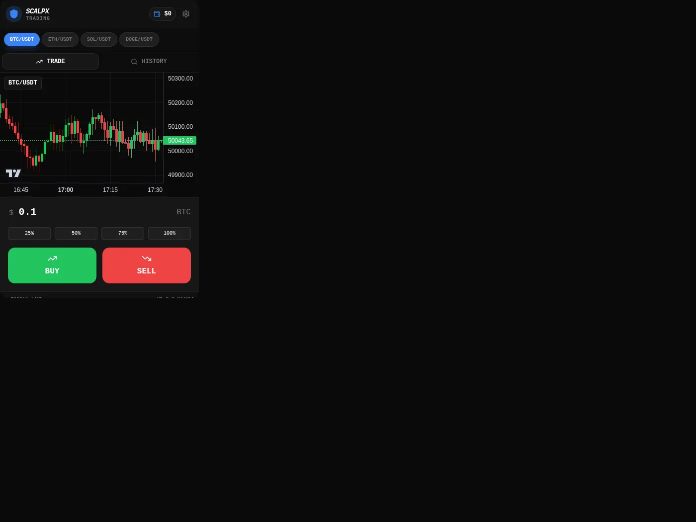 ScalpX Trading App