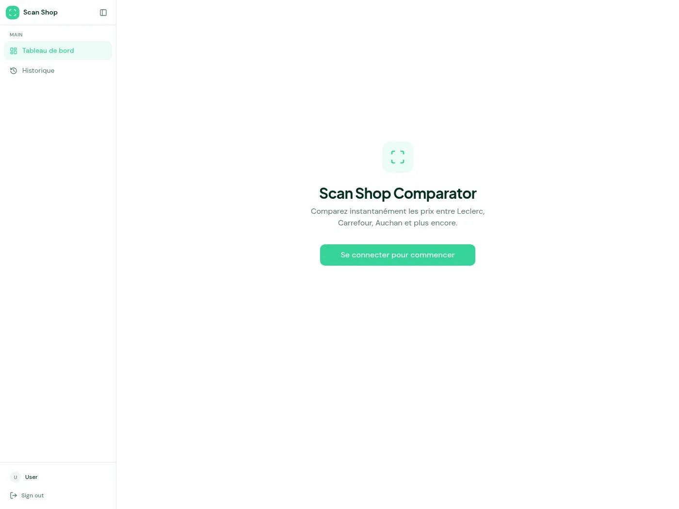 Scan Shop Comparator