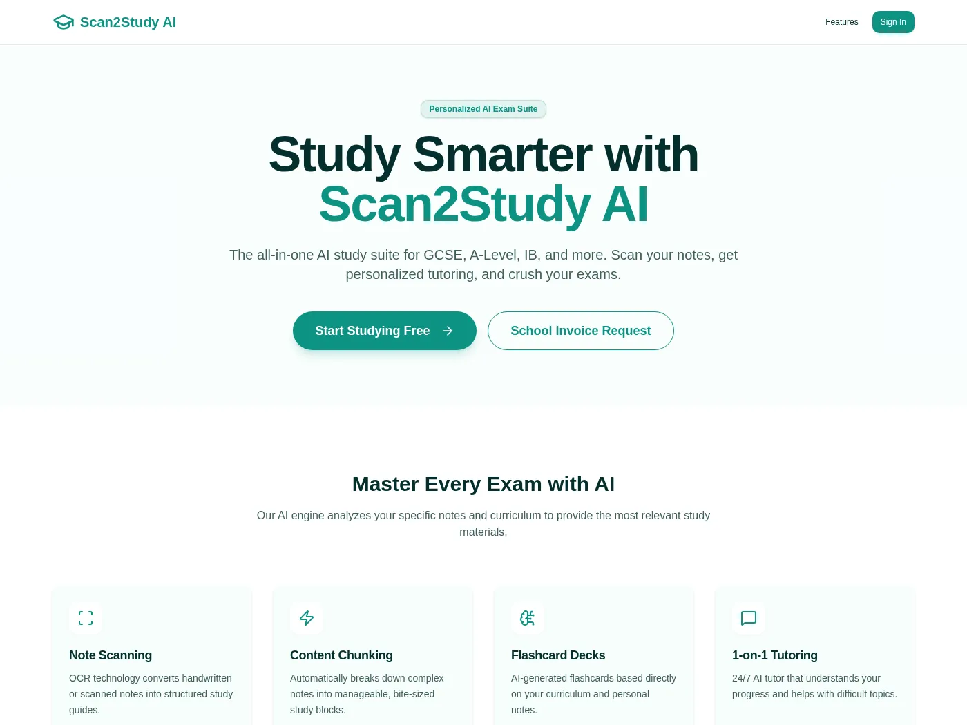 Scan2Study AI Suite