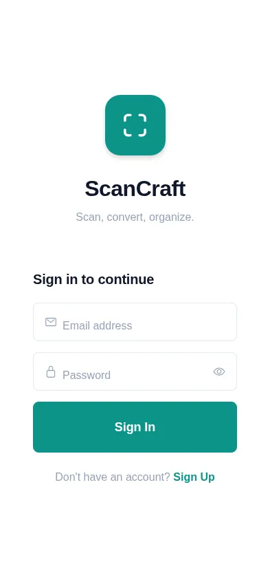 ScanCraft Mobile