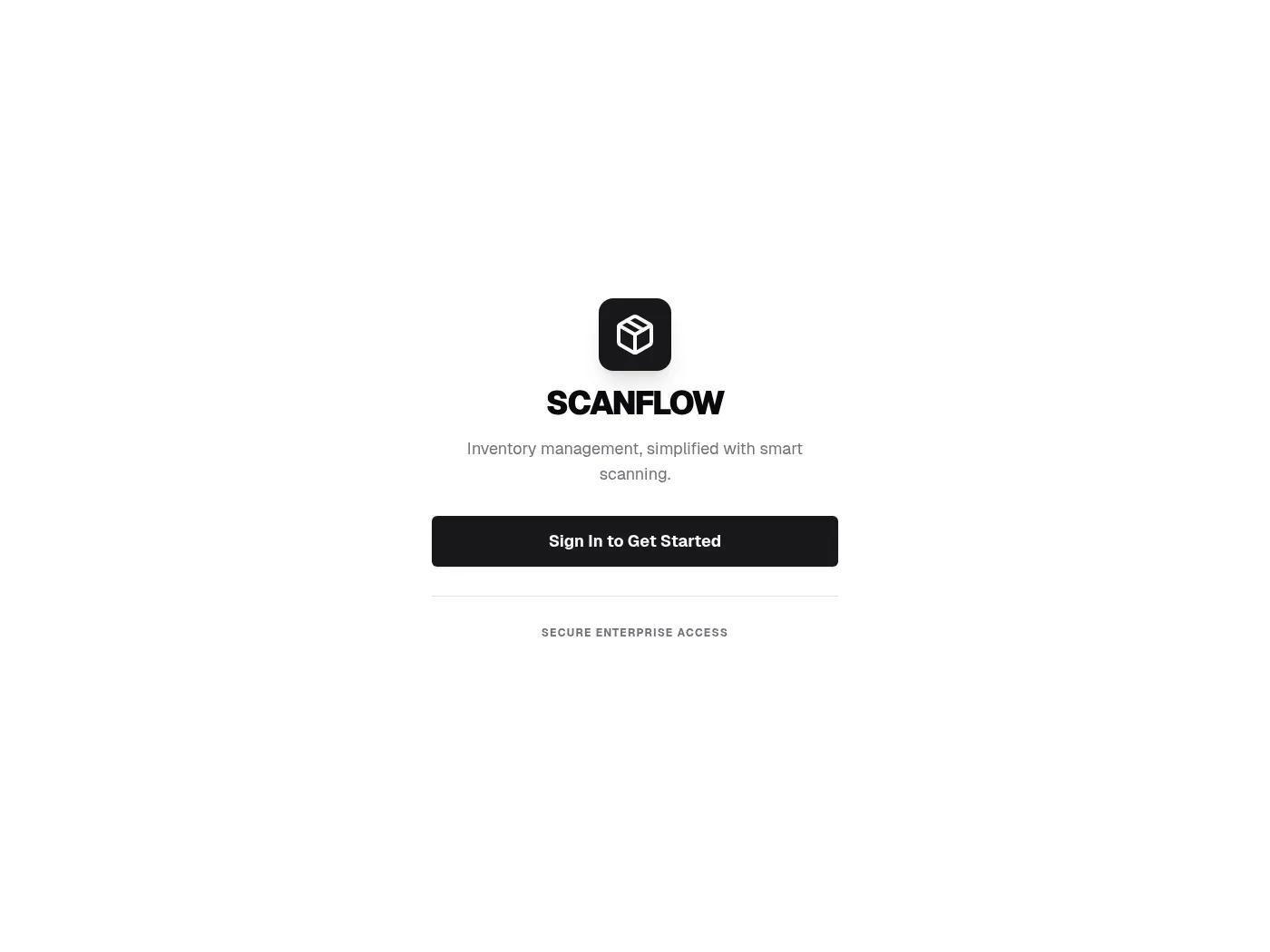 ScanFlow Inventory System