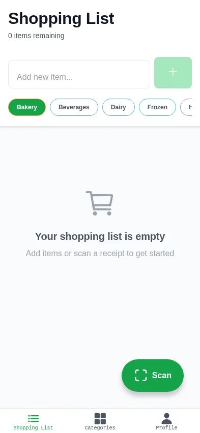 ScanList Shopper