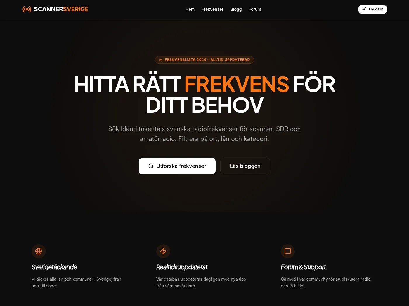 Scanner Sverige Clone
