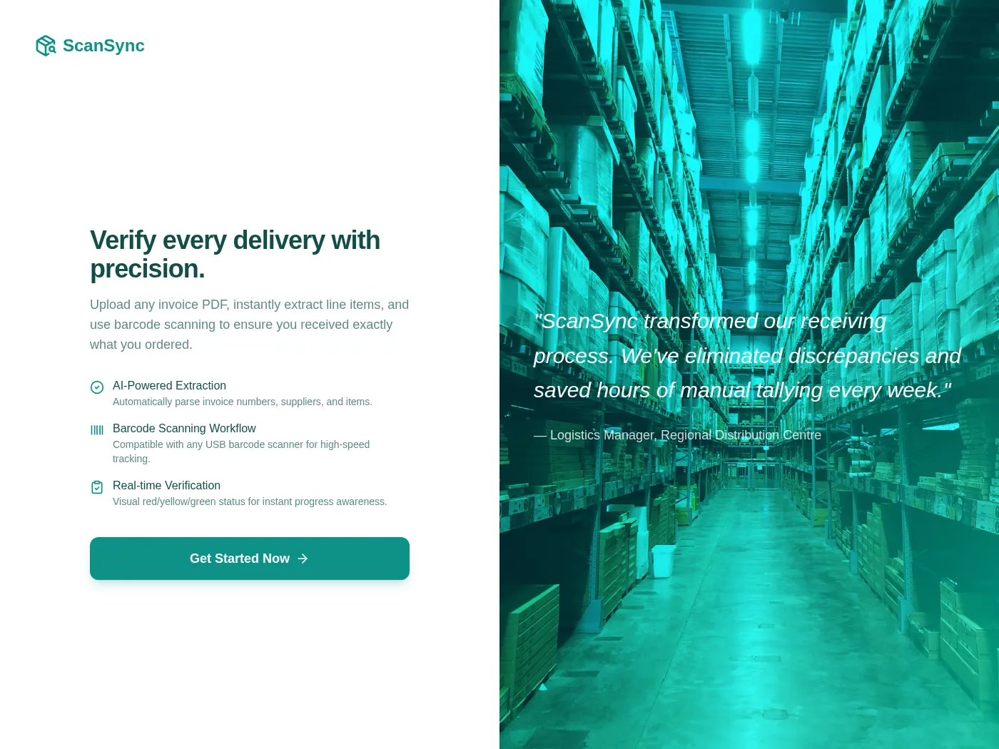 ScanSync Invoice Tracker