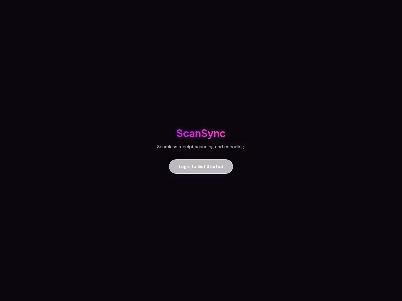 ScanSync Receipt System