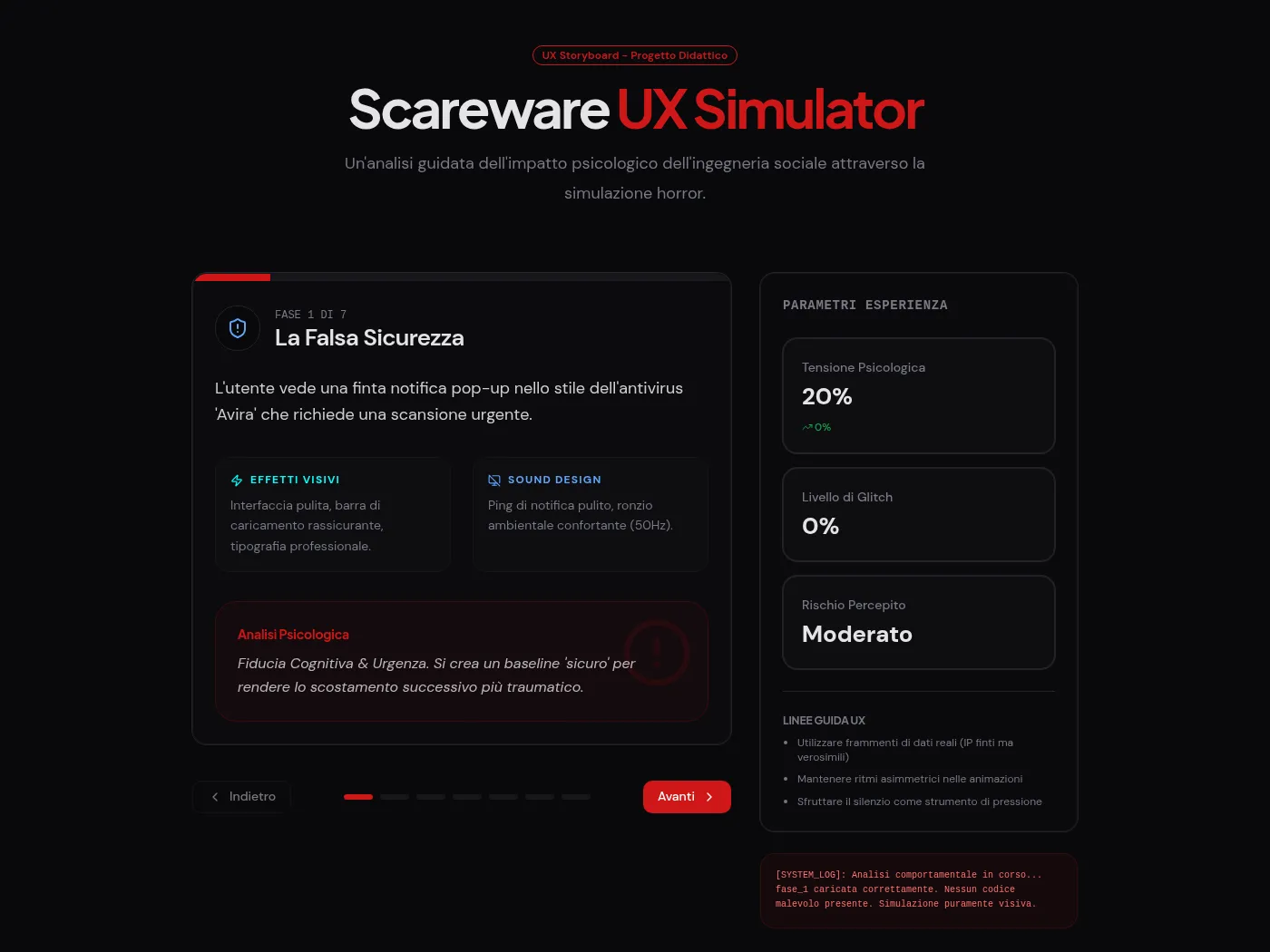 Scareware UX Simulator