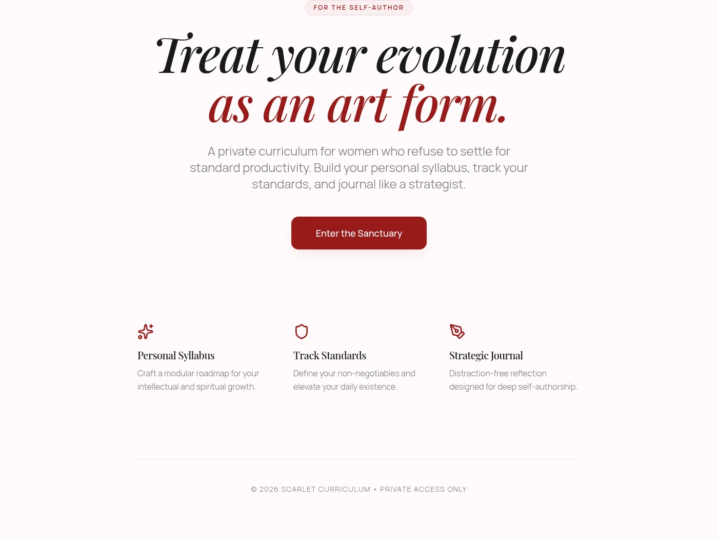 Scarlet Curriculum