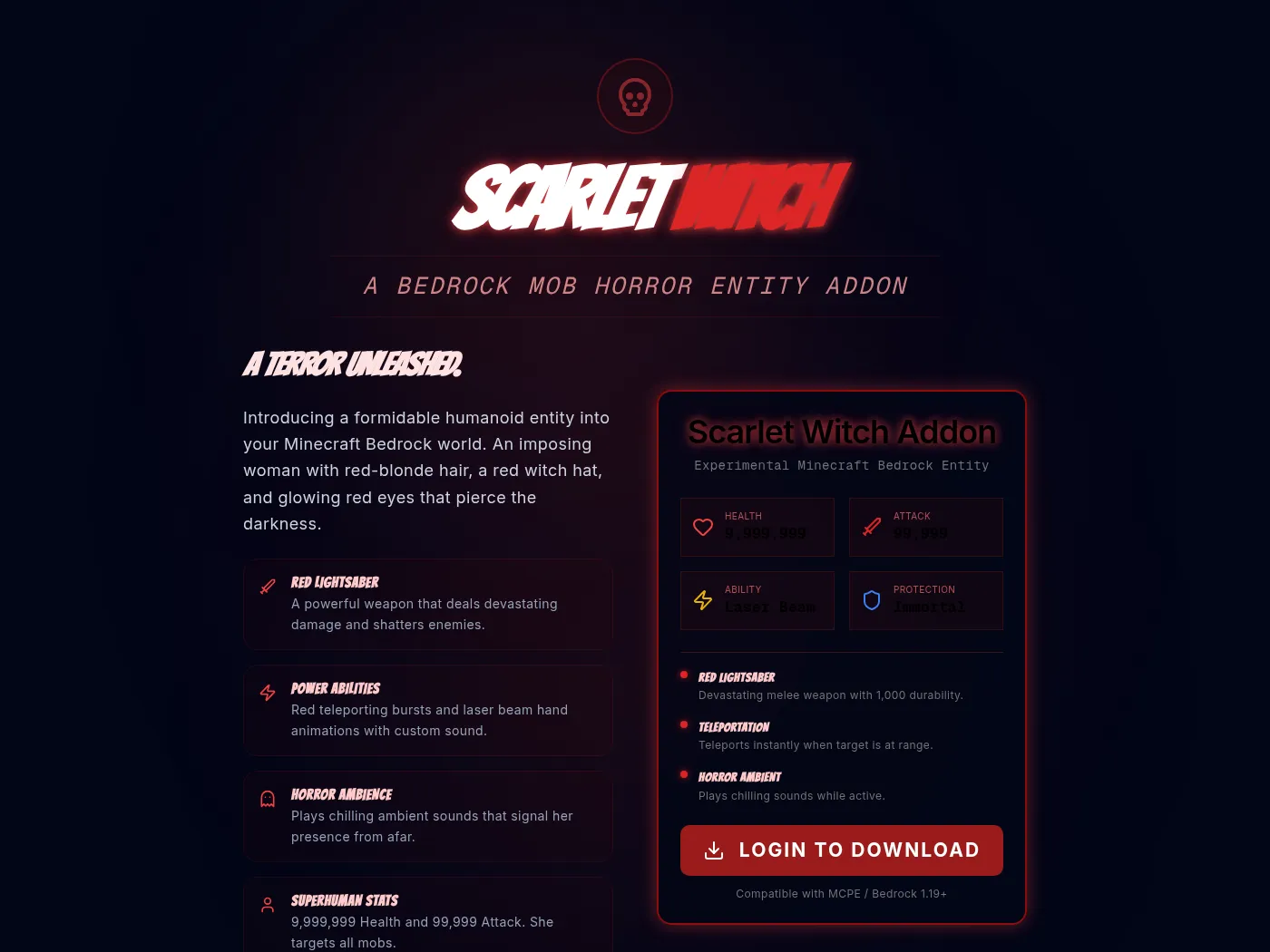 Scarlet Witch Mob Addon