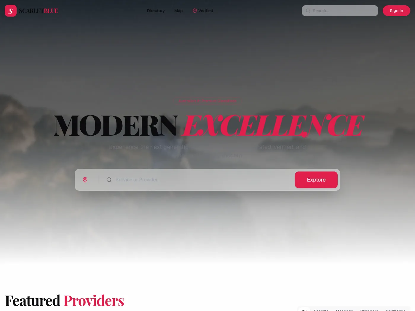 ScarletBlue Modern Redesign