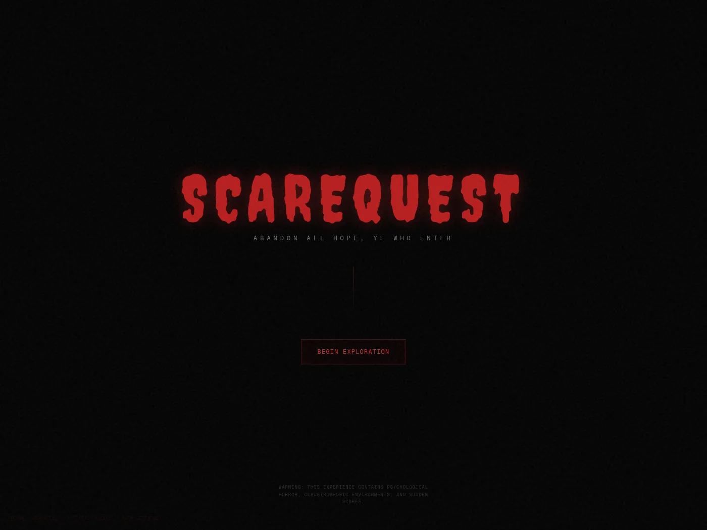 ScareQuest Game