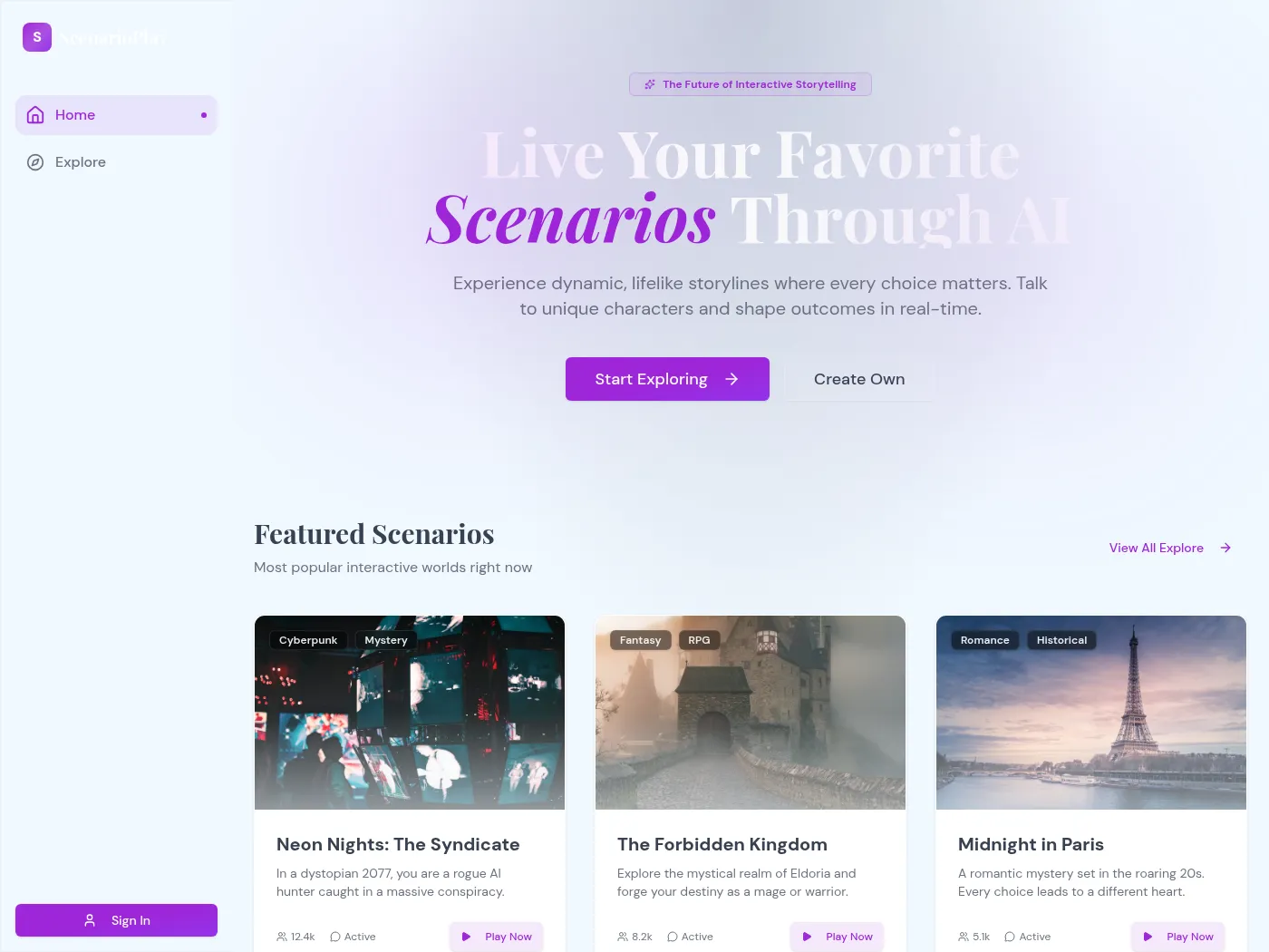 ScenarioPlay AI
