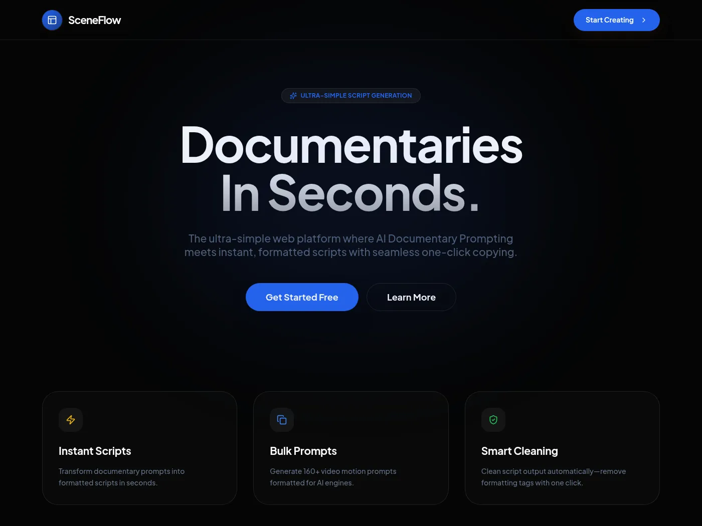 SceneFlow Prompt Studio