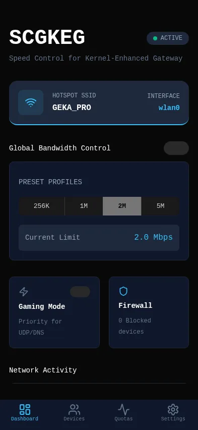 SCGKEG Hotspot Manager