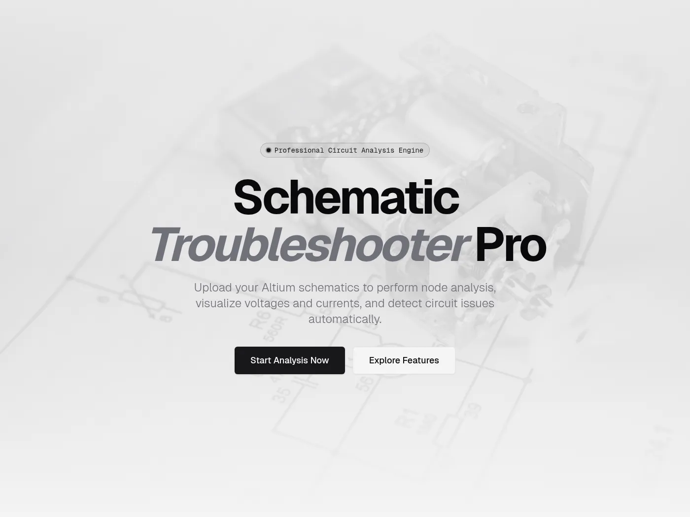 Schematic Troubleshooter Pro