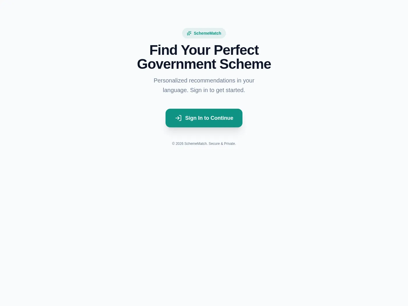 SchemeMatch Dashboard
