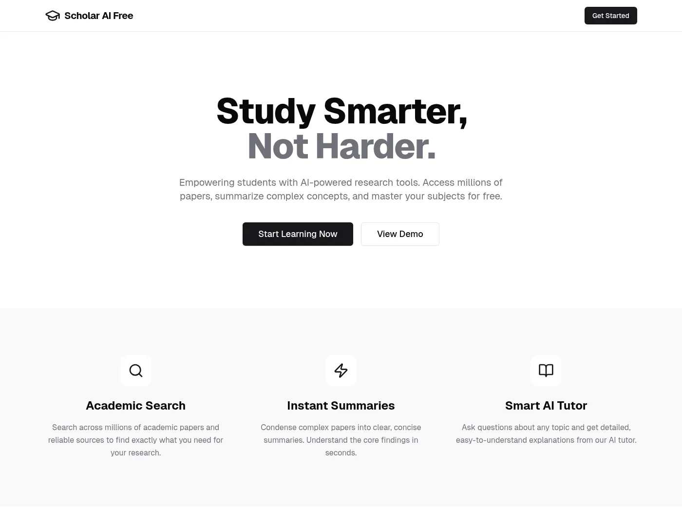 Scholar AI Free