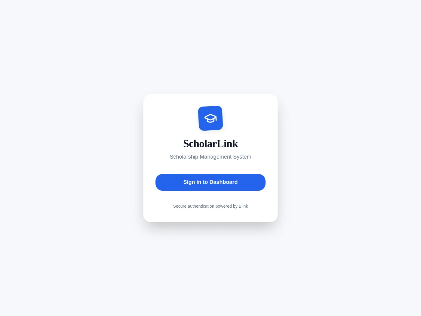 ScholarLink Dashboard