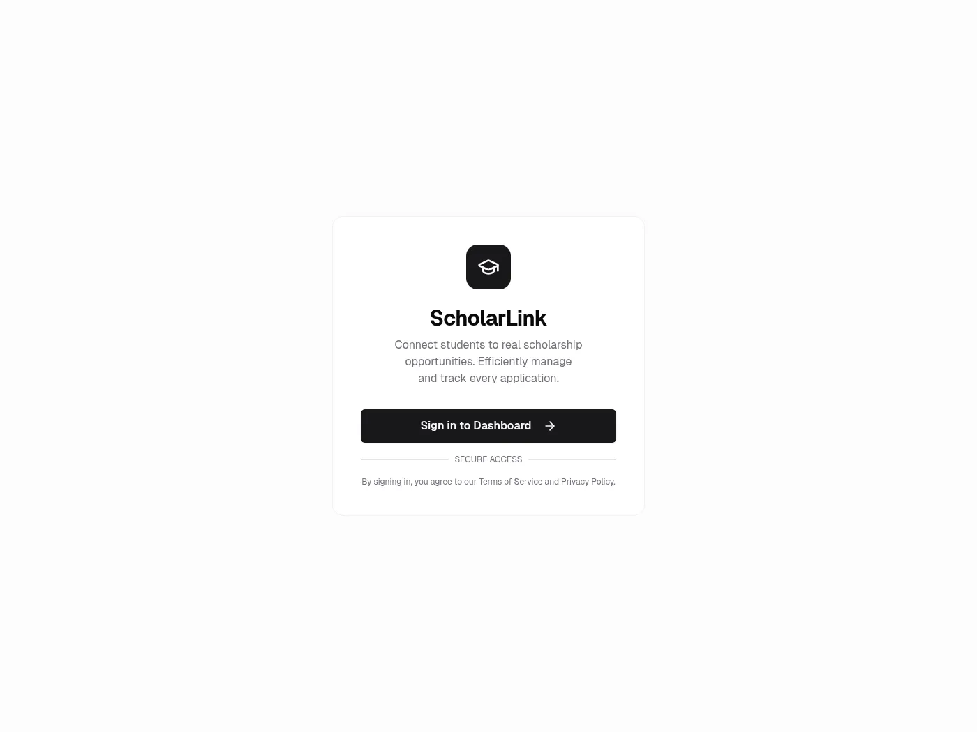 ScholarLink Dashboard