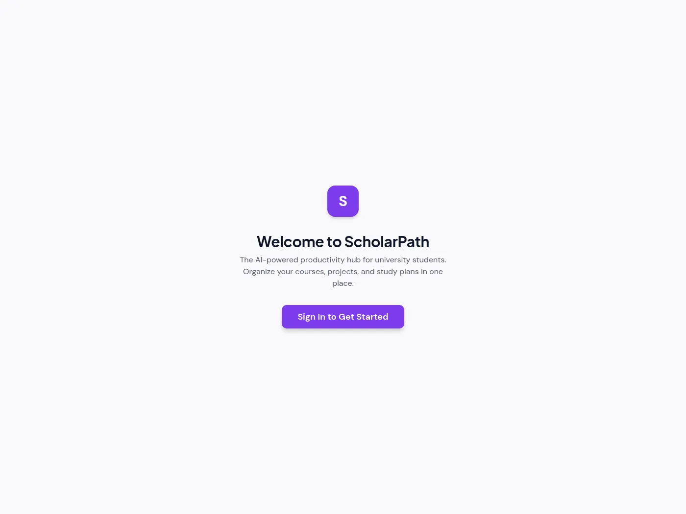 ScholarPath Productivity App