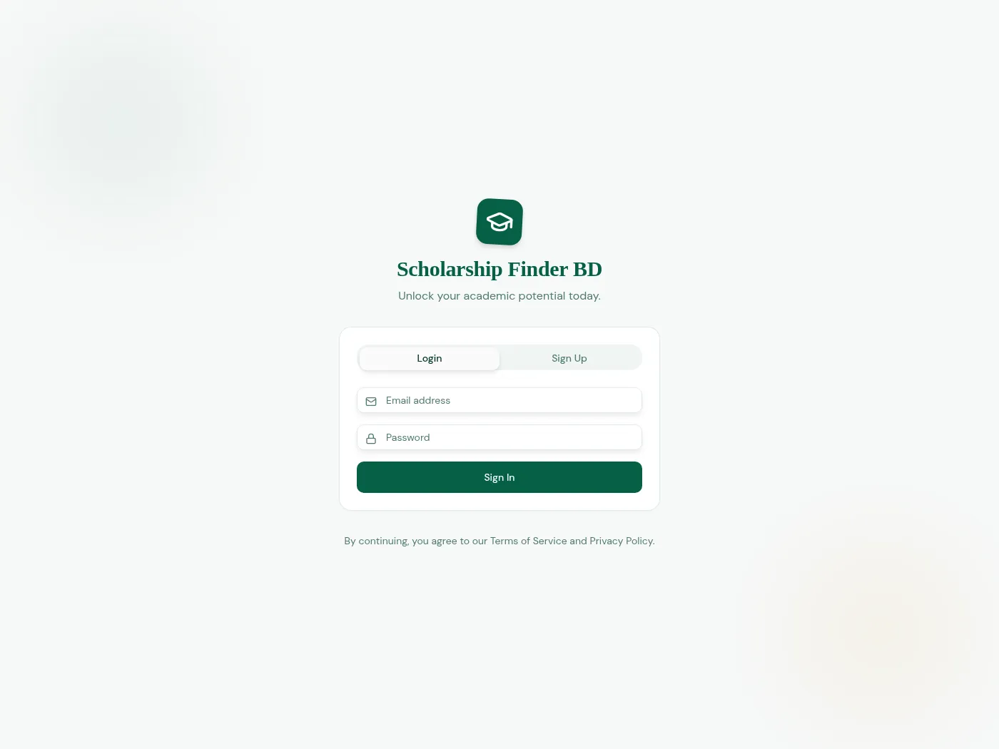 Scholarship Finder BD