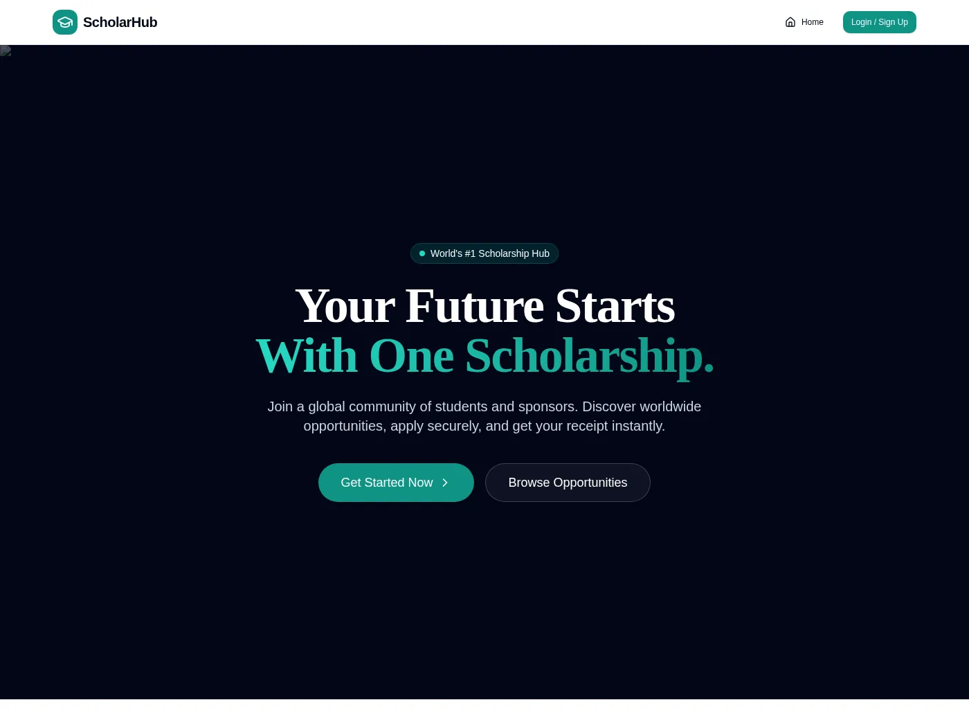 Scholarship Hub