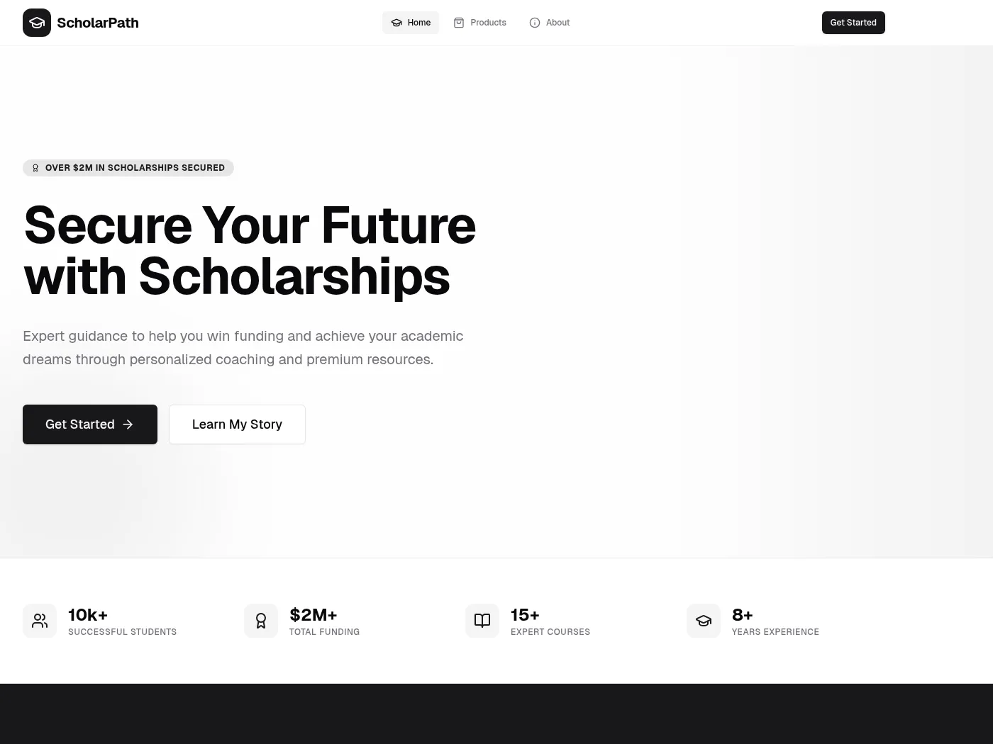 Scholarship Site Builder